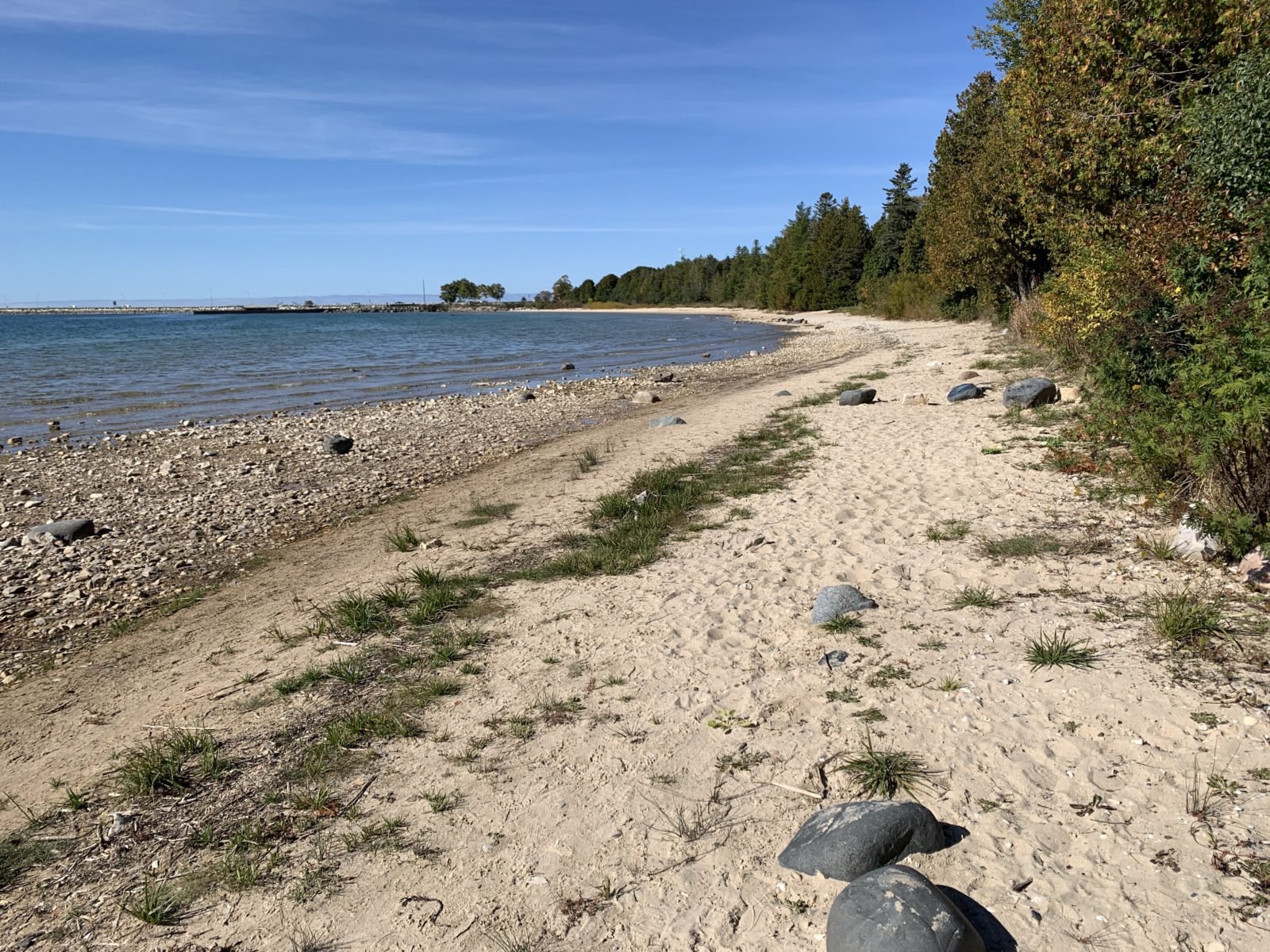 Campsite views: Straits State Park St. Ignace, Michigan - Life Figured Out